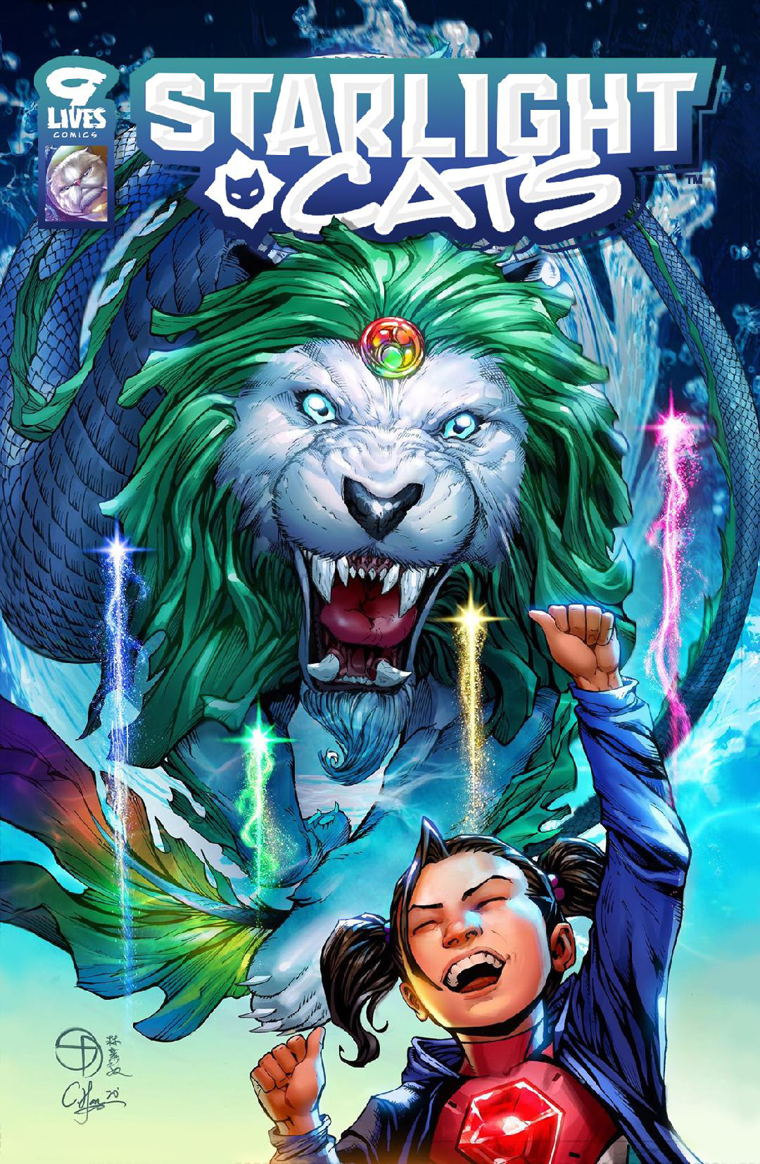 Shane Davis' Starlight Cats: Merlion Rising Comic | IndieCron | THE ...